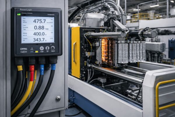 Energy Savings: PET Injection and Blow Molding with Electrical Monitoring